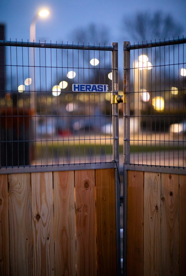 Bouwhekken en poorten van Heras Mobile Fencing & Security